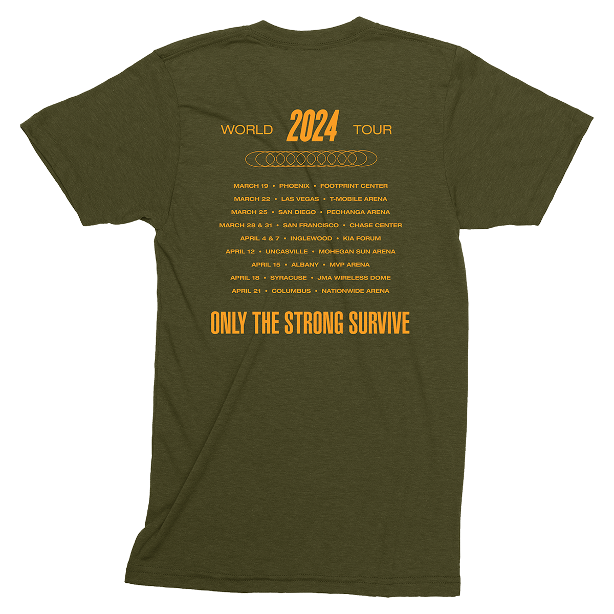 Springsteen & The E Street Band 2024 World Tour Tee – Bruce Springsteen