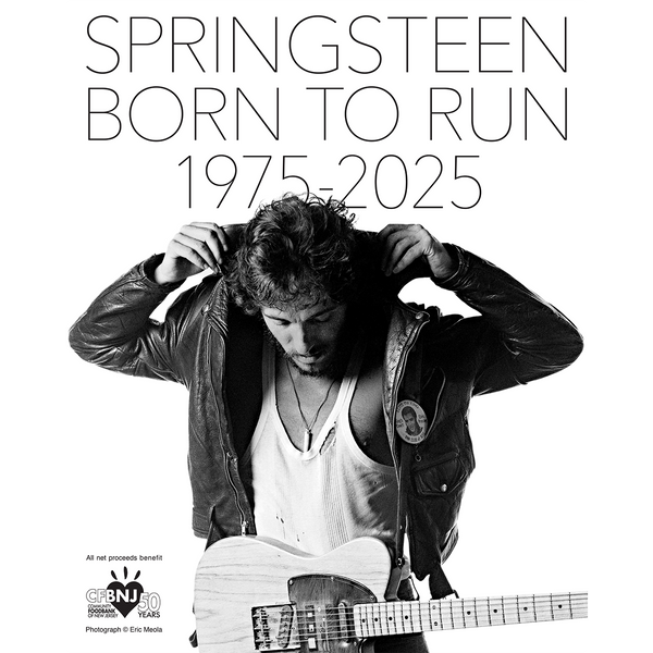 Born To Run 50th Anniversary Poster - Bruce Springsteen