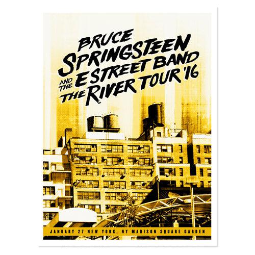 The River New York Event Poster - Bruce Springsteen