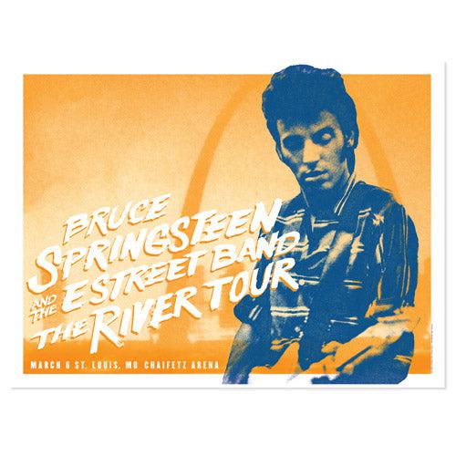 The River St. Louis Event Poster – Bruce Springsteen