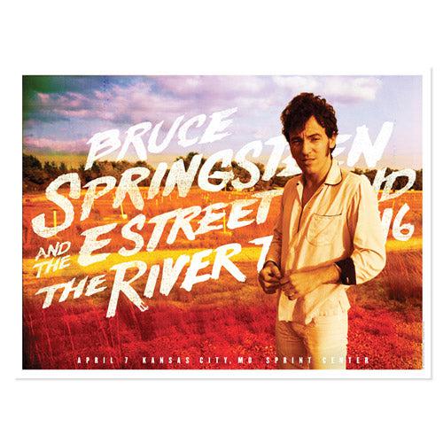The River Kansas City Event Poster - Bruce Springsteen